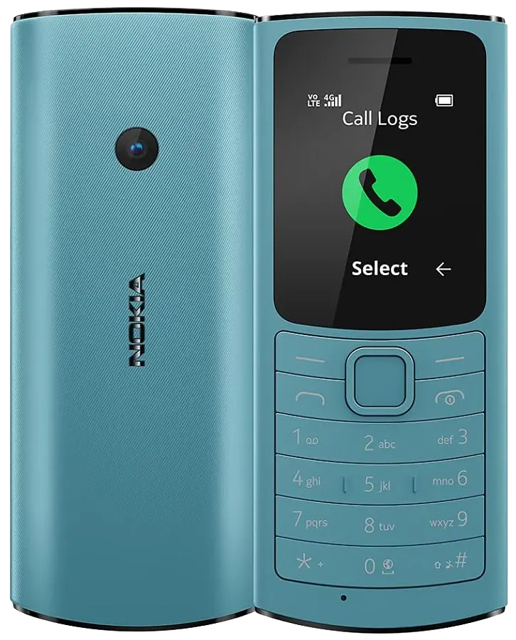 Nokia 110 4G Images Gallery, Phone Color, 360 View | MobileMaya