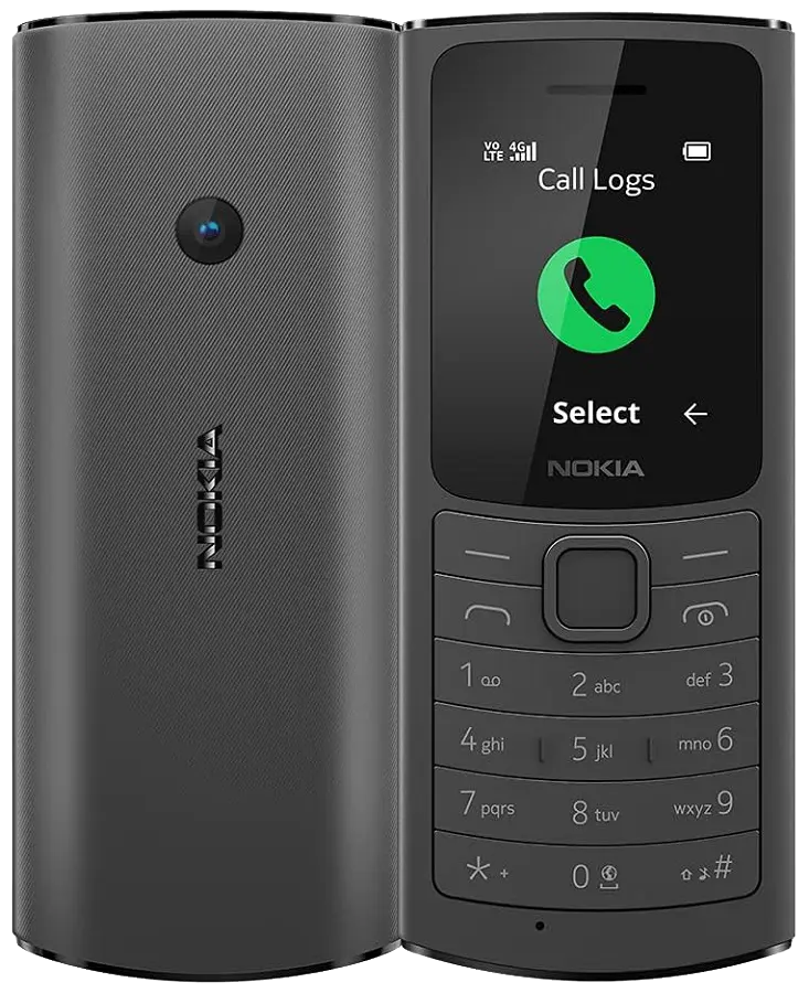 Nokia 110 4G Images Gallery, Phone Color, 360 View | MobileMaya
