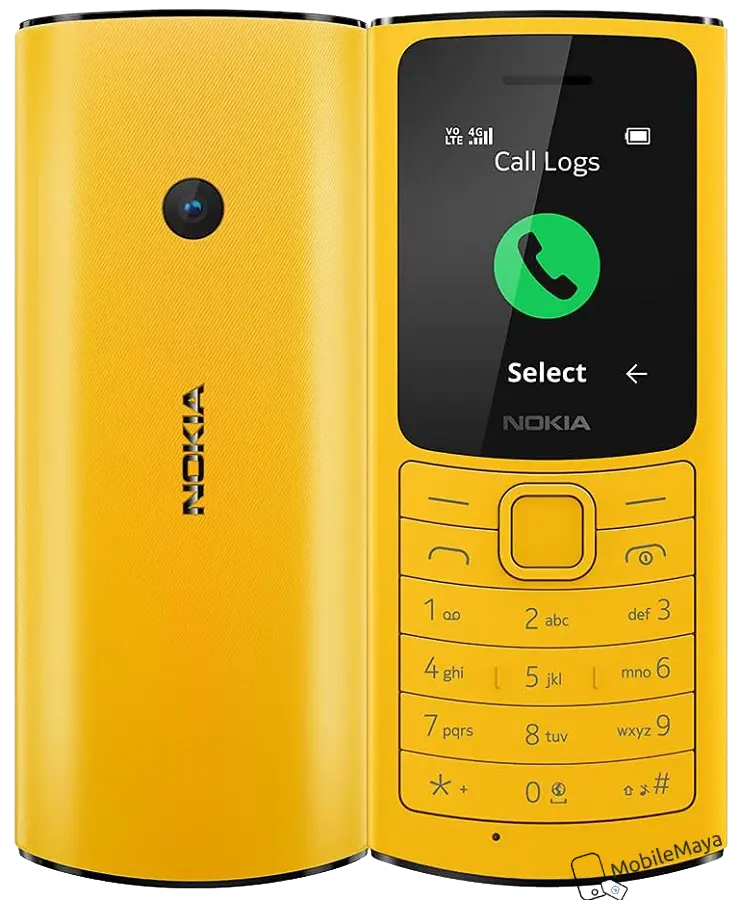 Nokia 110 4G Images Gallery, Phone Color, 360 View | MobileMaya